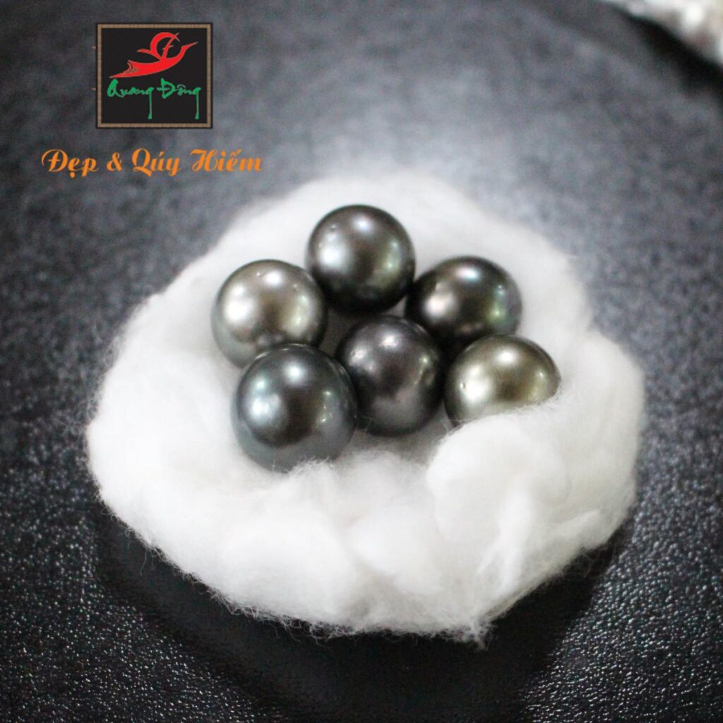 Ngọc Trai Nước Mặn Màu Đen – Đá Quý Quang Đông